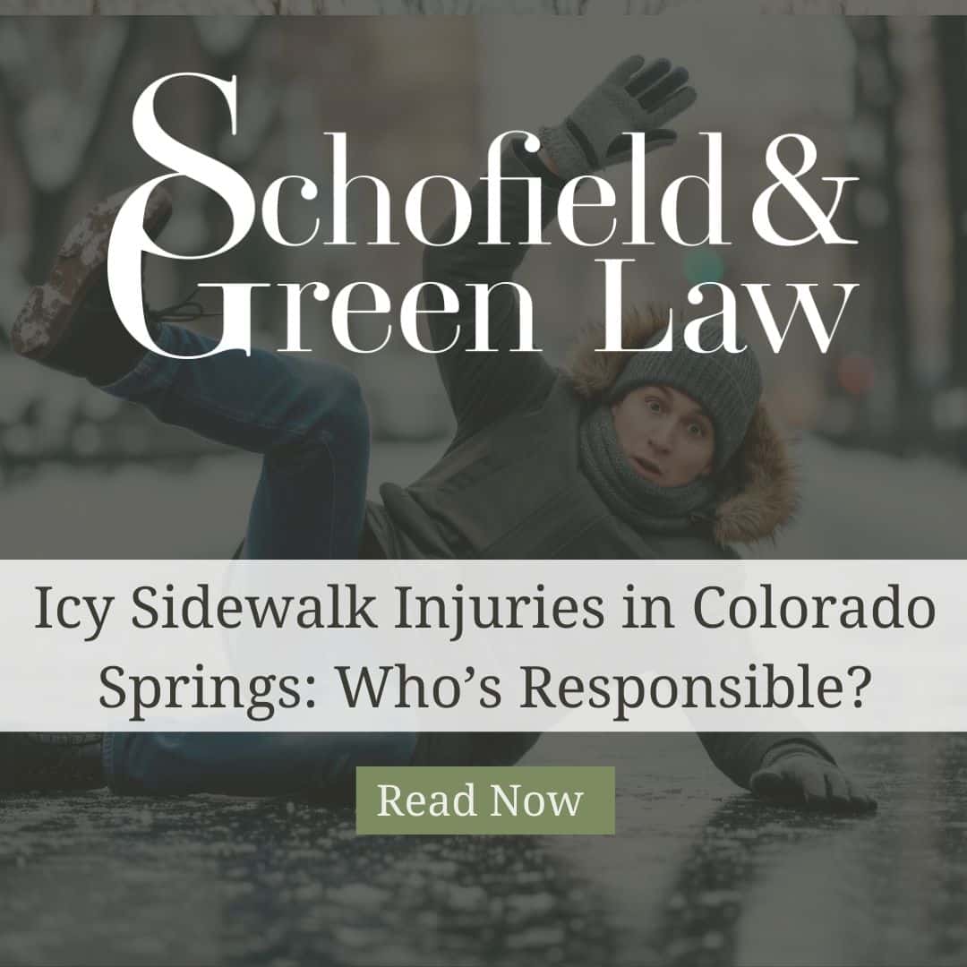 Icy Sidewalk Injuries in Colorado Springs: Who’s Responsible ...
